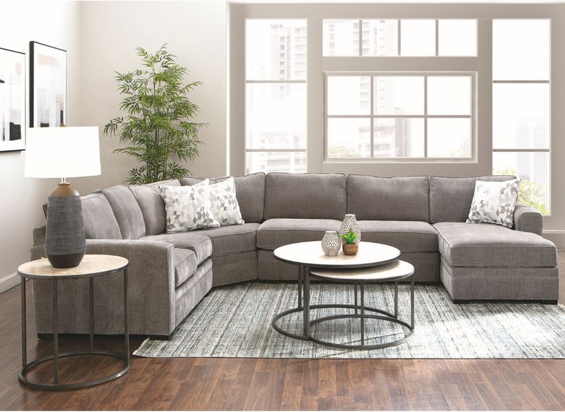 Jonathan Louis Napa Steel 4-Piece Sectional | Darvin Furniture | Orland ...