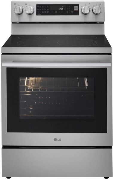 LG 30" PrintProof™ Stainless Steel Freestanding Electric Range with ...