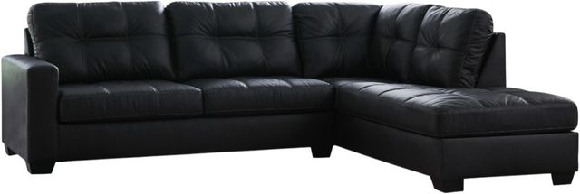 Benchcraft® Barlin Mills 2-Piece Carbon Right-Arm Facing Sectional and ...