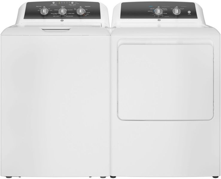 GE® White Top Load Washer & Electric Dryer Laundry Pair | Famous Tate ...