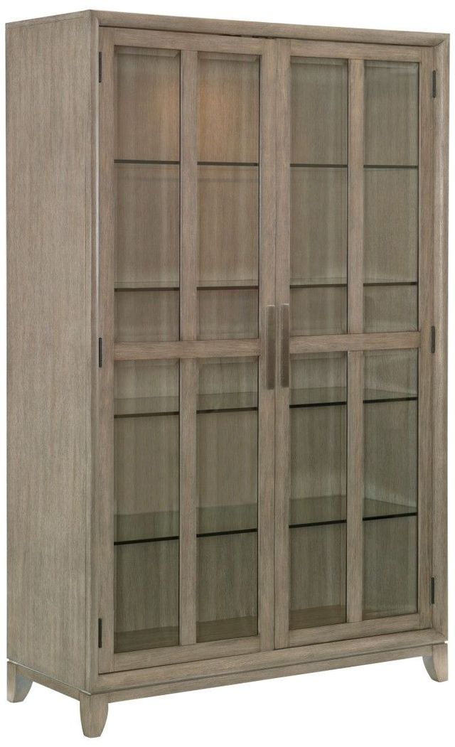 Mazin Furniture Mckewen Gray Curio | Spadoni's Furniture and Appliances ...