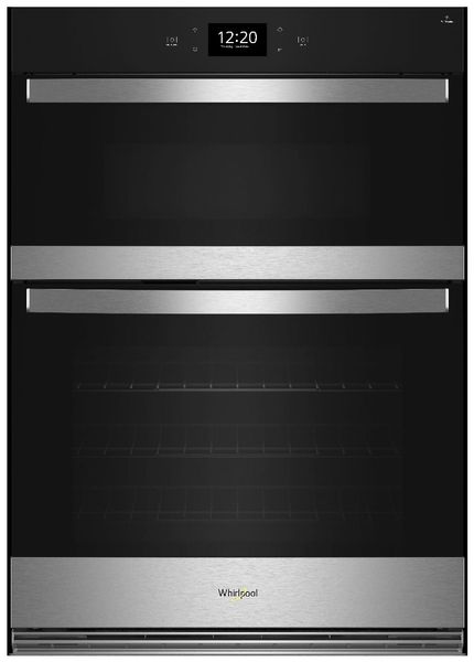 Whirlpool® 30" Stainless Steel Oven/Micro Combo Electric Wall Oven ...