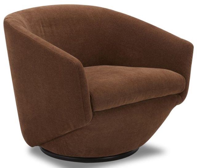 Parker House® The Twist Elise Rust Accent Swivel Chair | The Sofa Store ...