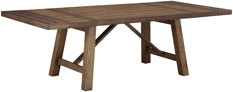 American Wholesale Furniture Aspen Brown Dining Table