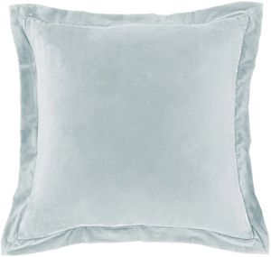 HiEnd Accents Stella Icy Blue Faux Silk Euro Sham | Miskelly Furniture