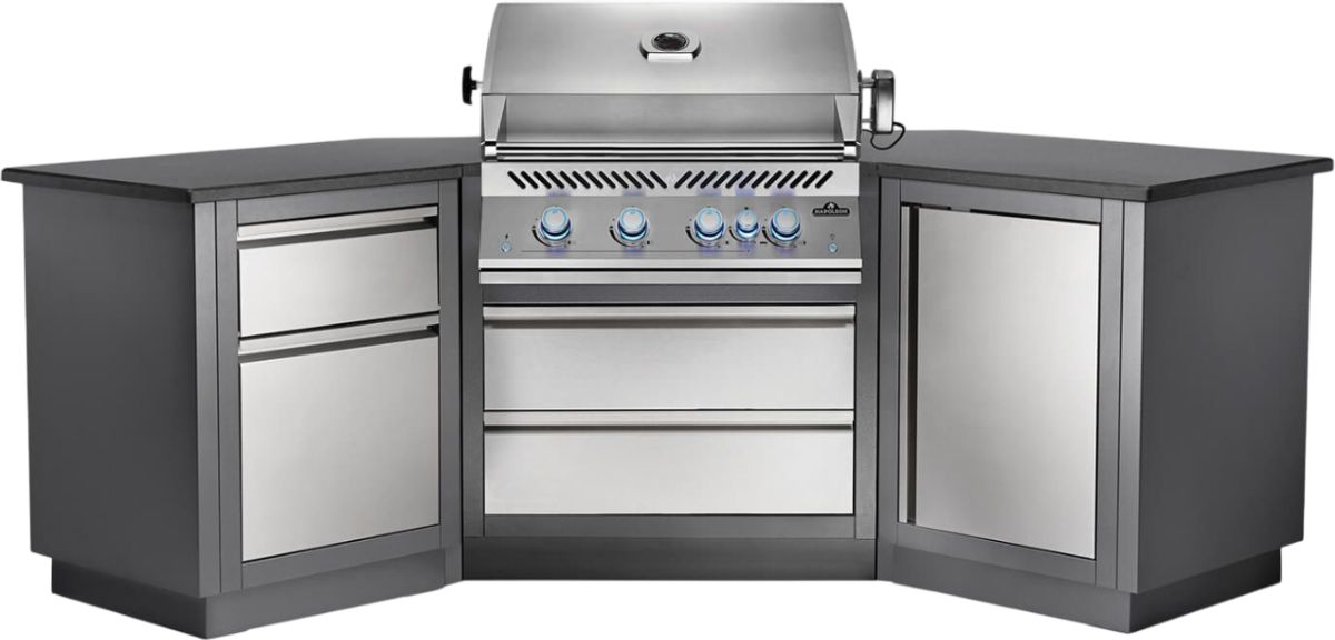 Napoleon OASIS™ 200 700 Series 112" Stainless Steel Outdoor Kitchen Kit ...