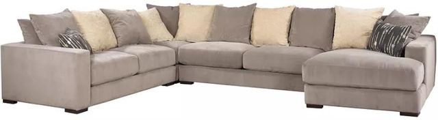 Jonathan Louis Lombardy 4-Piece Right-Arm Facing Sectional and Chaise ...