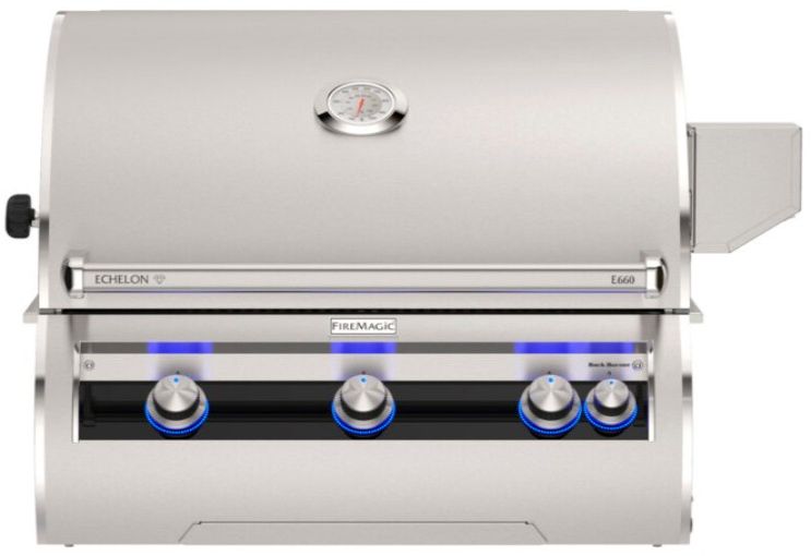 Fire Magic® Echelon 30" Stainless Steel Built-In Analog Thermometer ...
