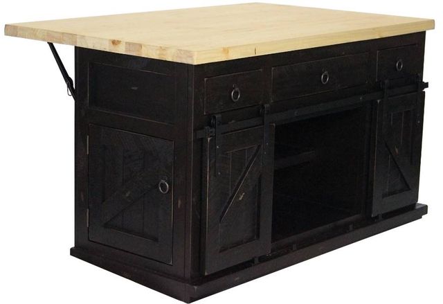 American Heartland Manufacturing Rustic Pastoral Flip-Up Kitchen Island | Primetime Audio Video