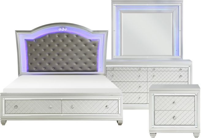 Homelegance Leesa 4 Piece Queen Bedroom Set Z R Furniture