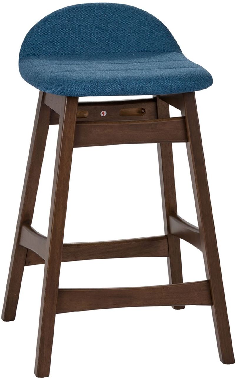 Liberty Furniture Space Savers Blue Satin Bar Stool BedRooms Plus Farmington NM
