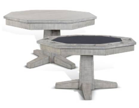 Sunny Designs™ Alpine Grey Game and Dining Table | Bob Mills Furniture