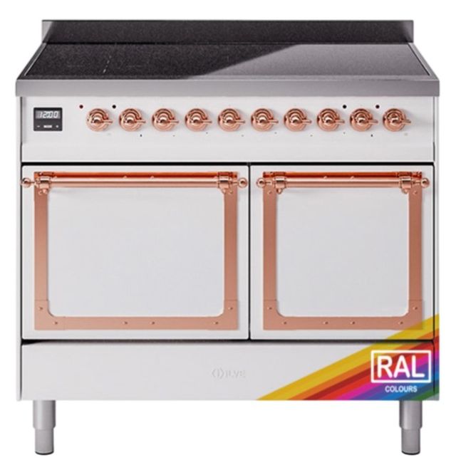 Ilve® Nostalgie II 40'' Custom RAL Color Freestanding Induction Range ...