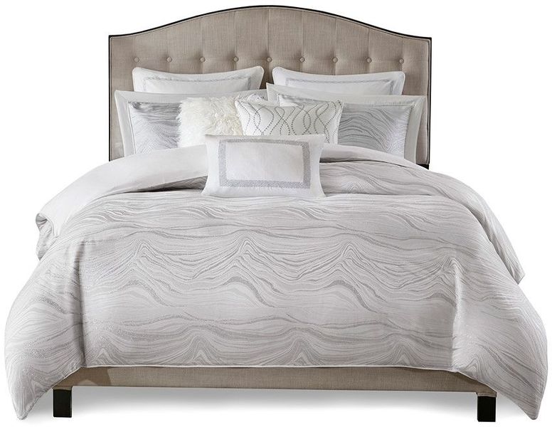 Olliix by Madison Park Signature Hollywood Glam White Comforter Set ...