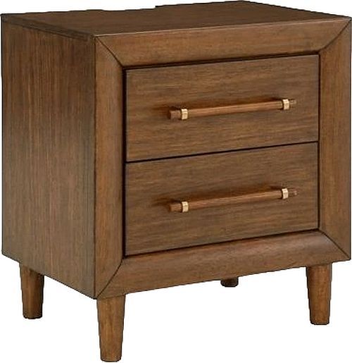 Signature Design by Ashley® Lyncott Brown Nightstand | Furniture Gallery