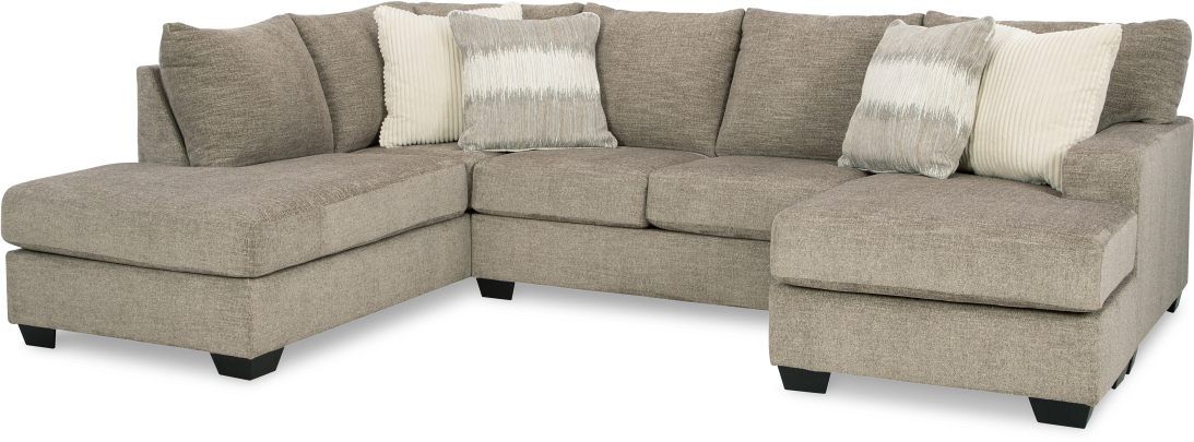 Signature Design by Ashley® Creswell 2-Piece Stone Left-Arm Facing ...