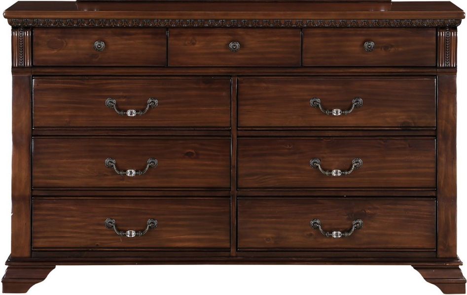 Austin Group Furniture Isabella Rich Brown Dresser | Lacks Furniture ...