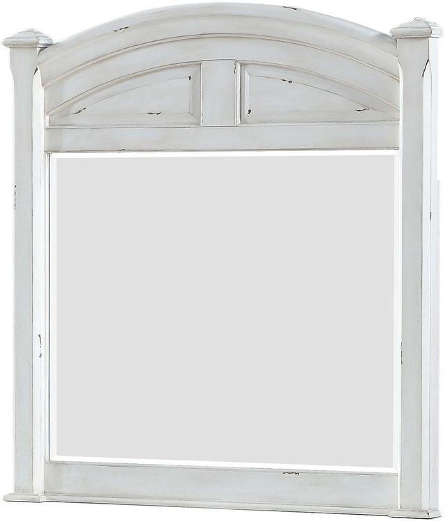 Winners Only® Nashville Antique White Mirror | Fischer Furniture ...