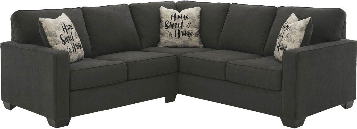 Alenya 3 piece sectional charcoal store