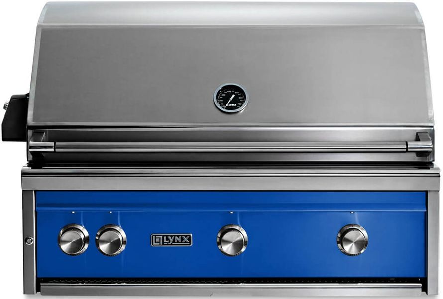 LYNX® Professional 36" 3-Burner Pacific Blue Built-In Natural Gas Grill ...