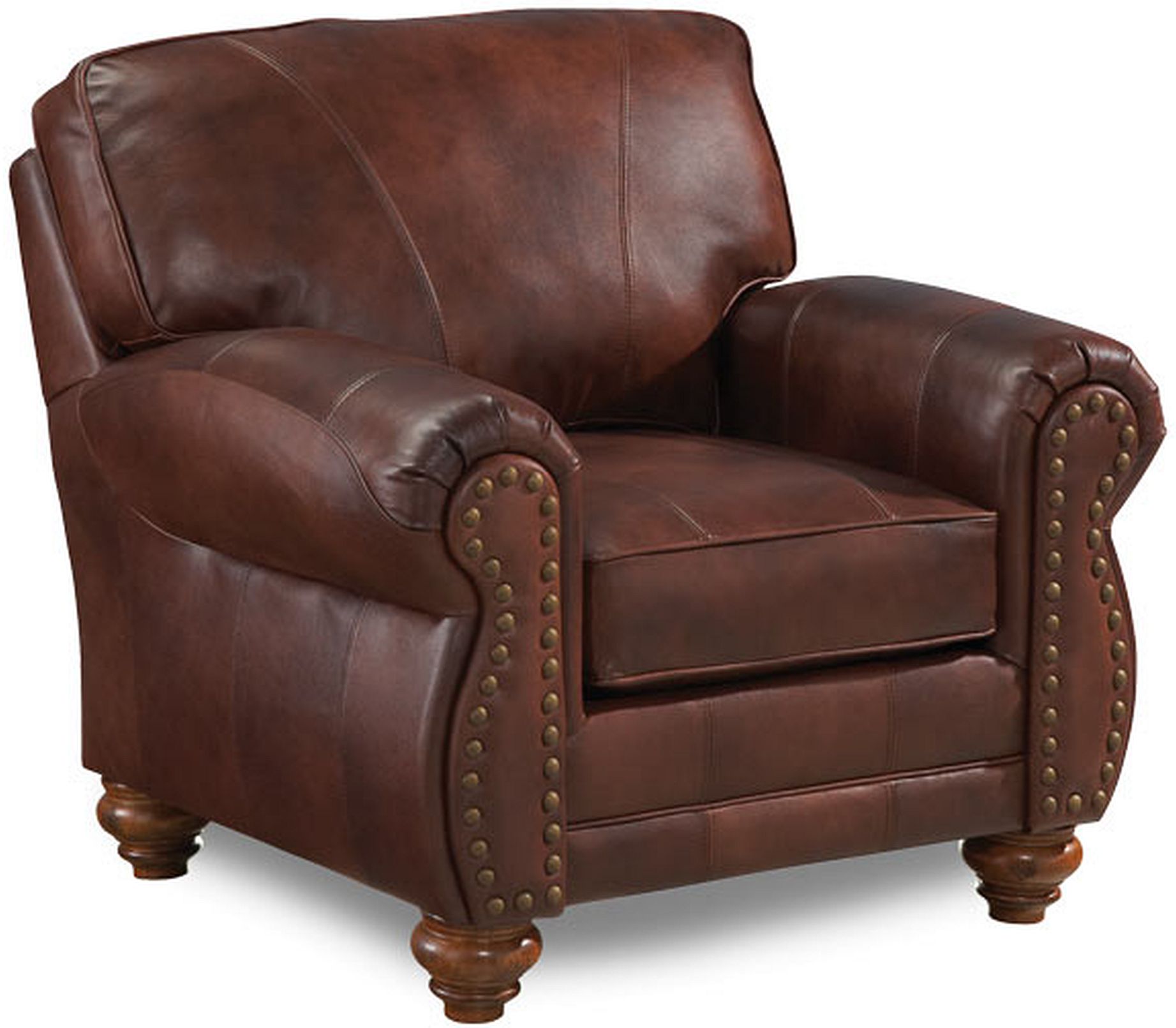 Best Home Furnishings Noble Distressed Pecan Club Chair and Ottoman Set Chesnick Furniture Victoria TX