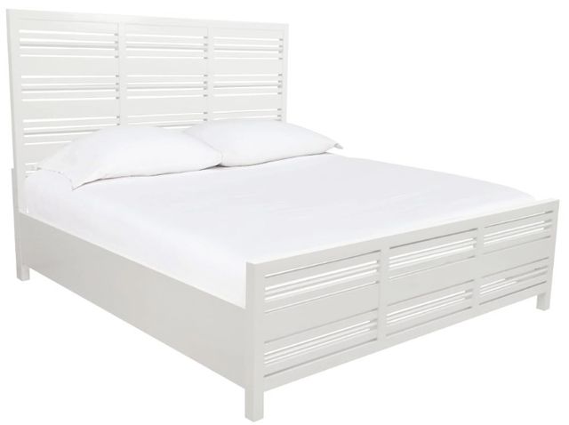 Modus Furniture Retreat Snowfall Queen Slatted Platform Bed | Fischer ...
