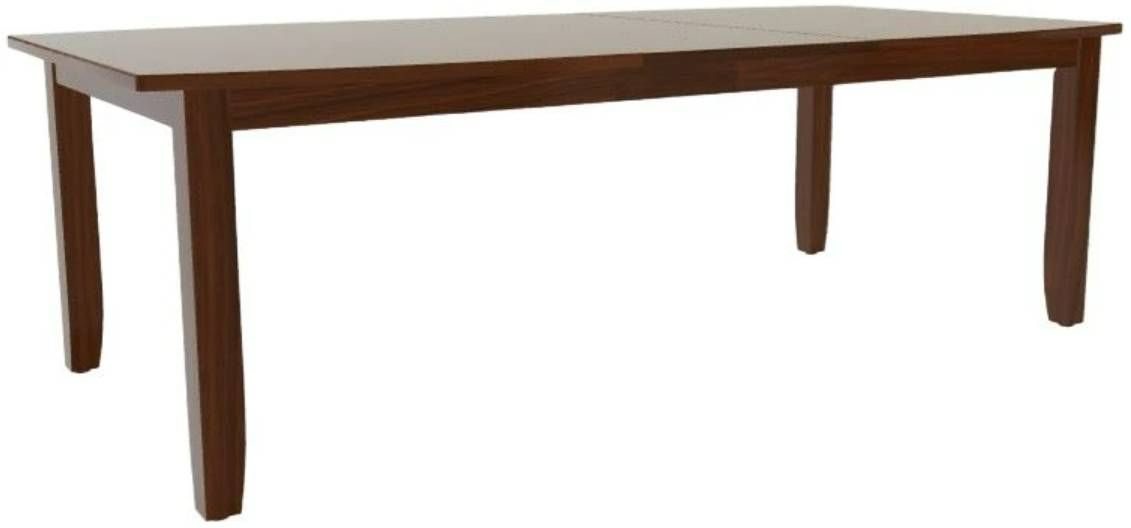 Mavin Customizable 48" x 72" Boat Extendable Dining Table with 2 Leaves ...