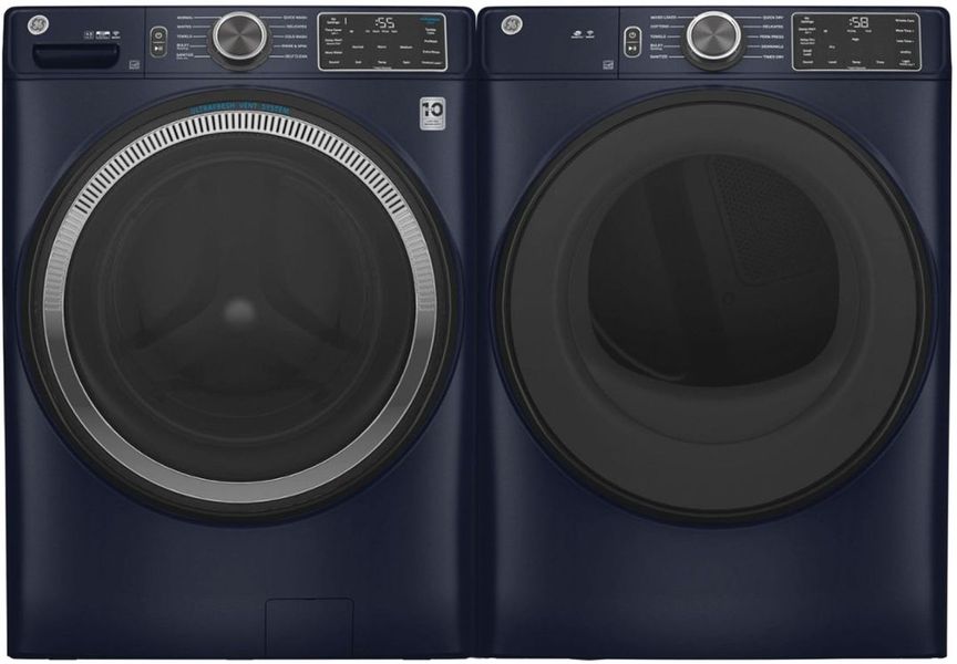 GE® Sapphire Blue Front Load Laundry Pair | Ken's Appliance & America's ...