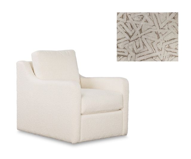 Jonathan Louis ACDC Natural Swivel Accent Chair | Fischer Furniture ...