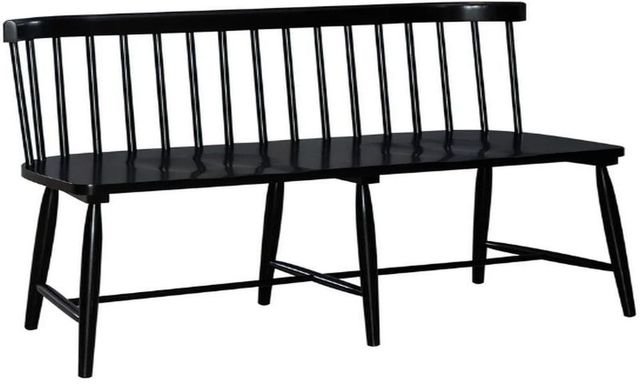 Liberty Furniture Capeside Cottage Porcelain Royal Black Spindle Back ...