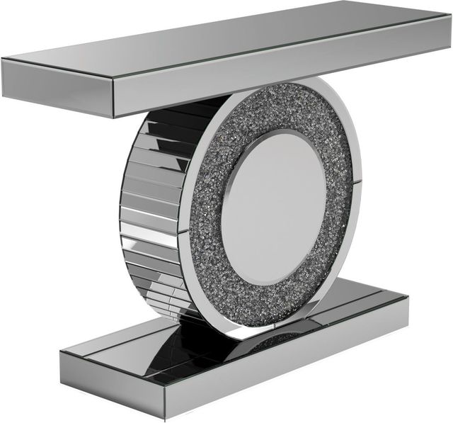 Coaster® Bergenia Silver Mirrored Rectangular Console Table | Jarons ...