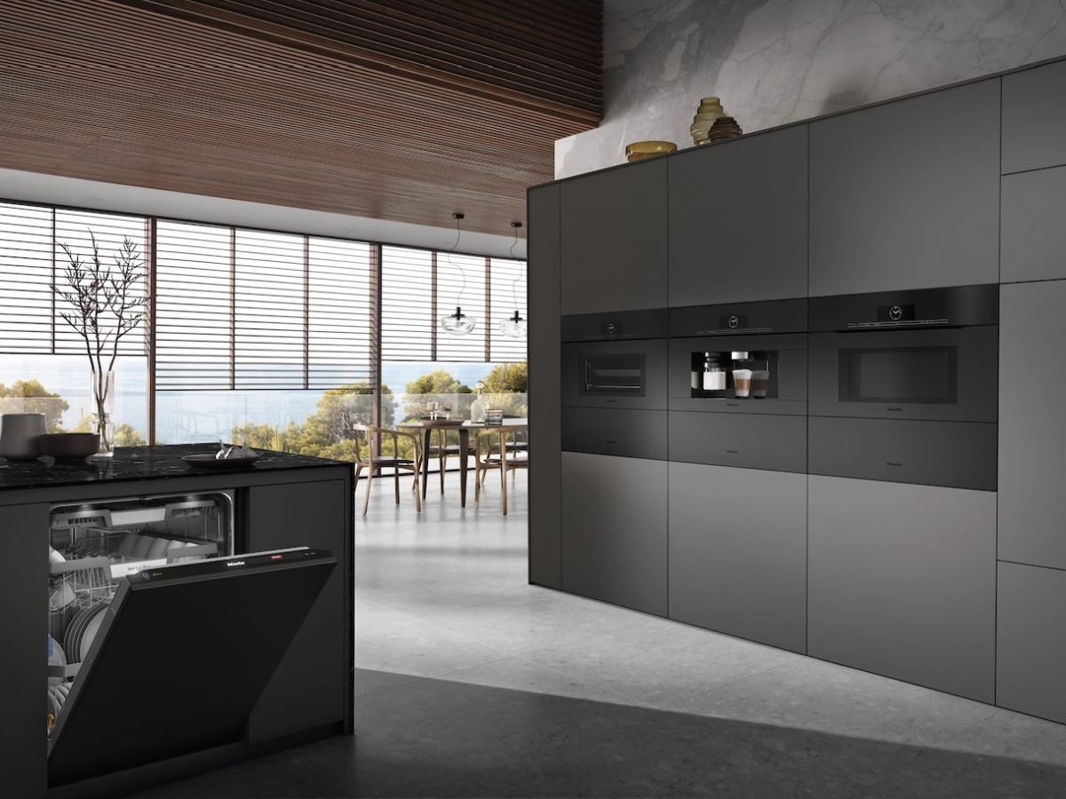 Miele 30 Obsidian Matte Black Steam Oven Bemis Appliance