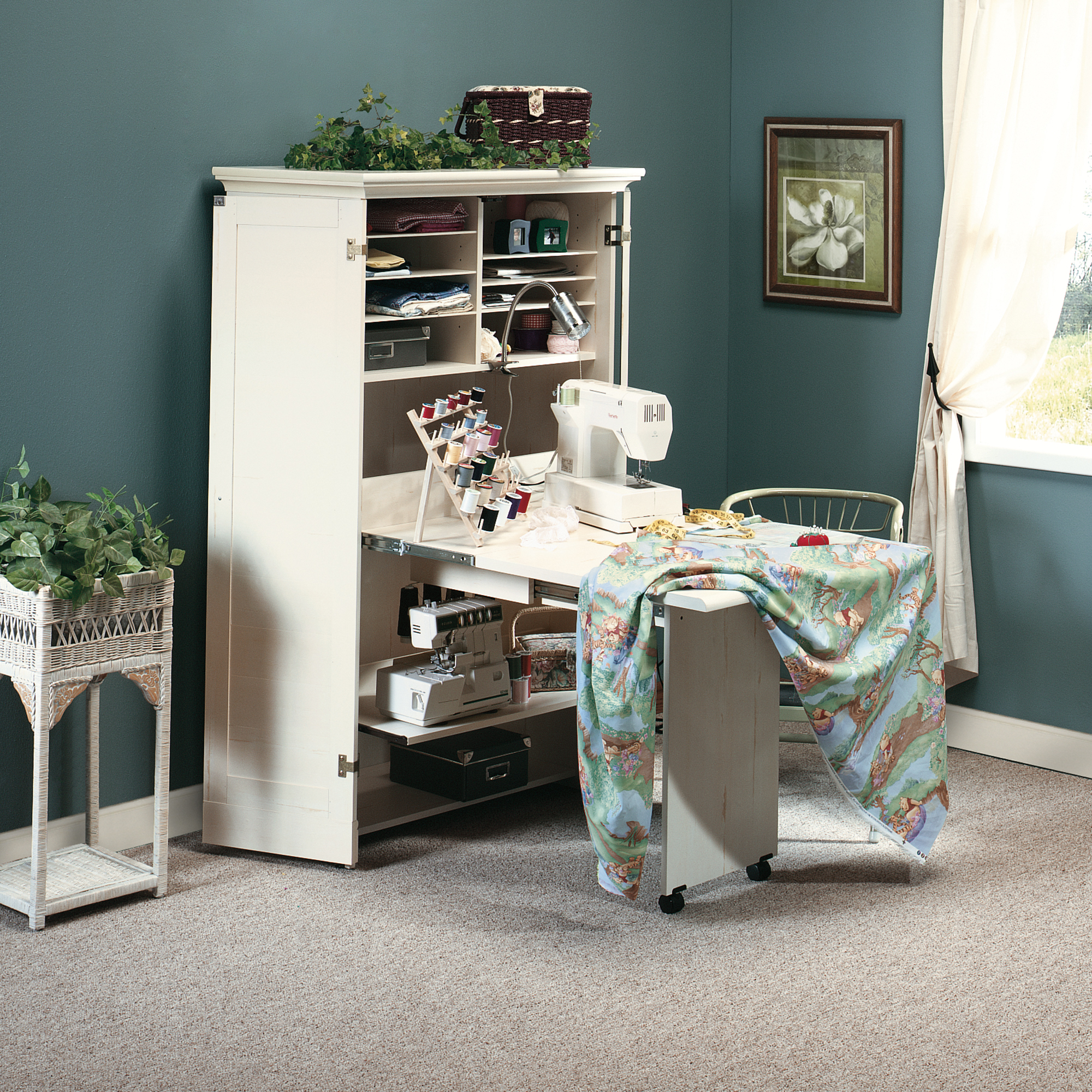Sauder sewing armoire store