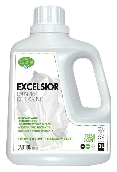 Excelsior® HE 3L Fresh Scent Laundry Detergent with Eco Bottle ...