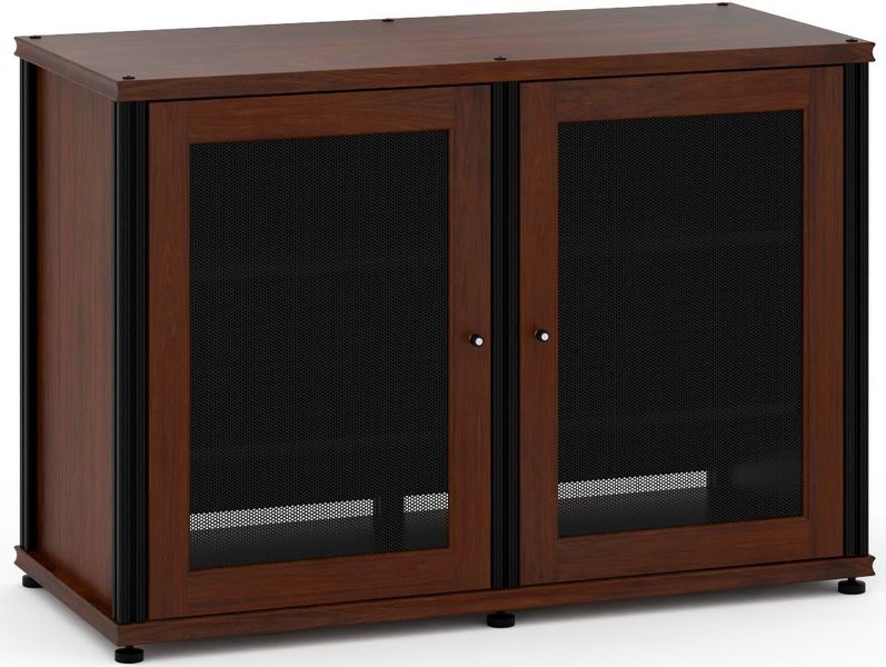 Salamander Designs® Synergy Model 323 AV Cabinet-Dark Walnut/Black ...