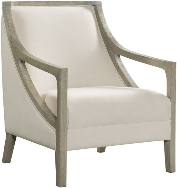 Elements International Hopkins Columbia Natural/White Wash Chair ...