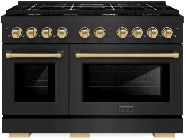 ZLINE Autograph Edition Paramount 48" Black Stainless Steel ...