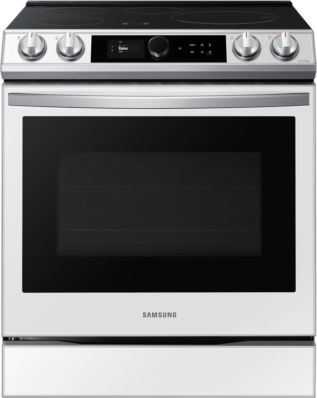 Samsung 30" White Slide In Induction Range | Tom & Al's Quality Home ...
