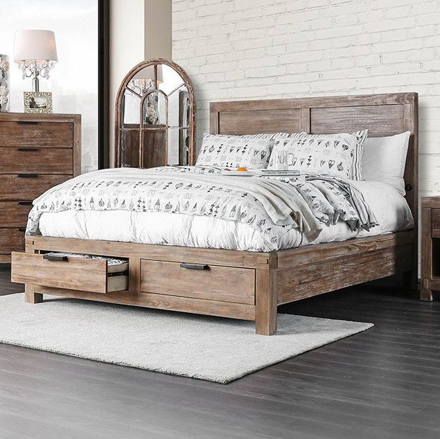 Light oak bed store