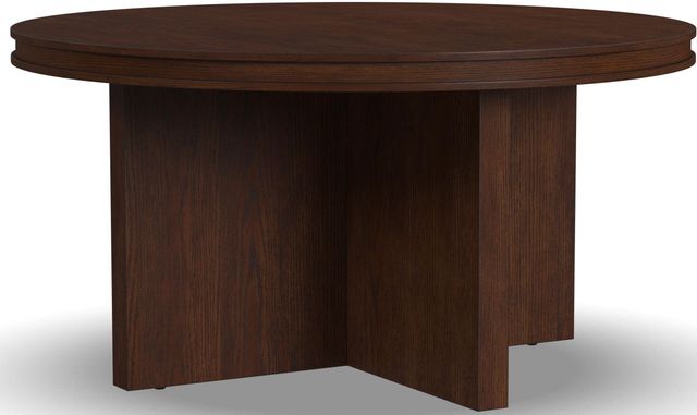 Flexsteel® Waterfall Walnut Round Coffee Table | Bozzuto's Furniture ...