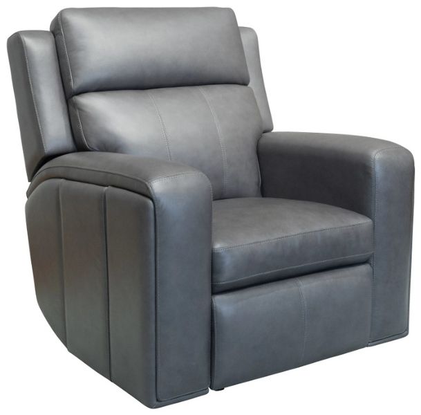 Flexsteel® Milo Gunmetal Gray Power Recliner with Power Headrest and ...