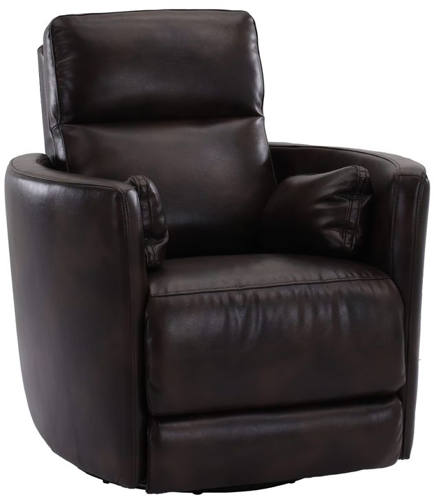 Man Wah Coffee Swivel Recliner | Miskelly Furniture