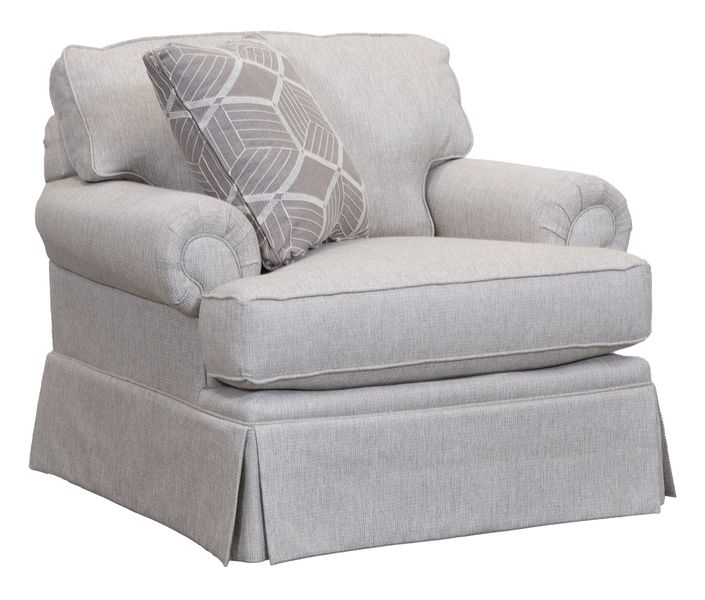 Craftmaster Guest List Skirted Chair | Miskelly Furniture