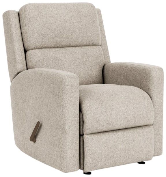 Flexsteel® Chip White Shell Recliner | Great Rooms Furniture and Mattresses
