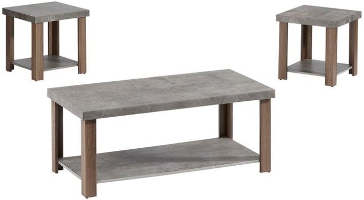 Progressive® Furniture Driver 3-Piece Gray Occasional Table Set with ...