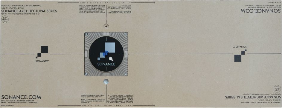 Sonance® Architechtural Series .5" Round Gypsum Mounting Platform Kit ...