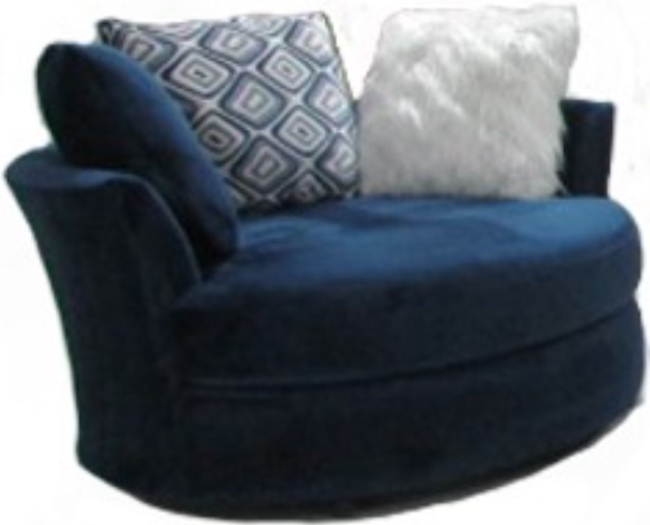Groovy navy swivel chair store