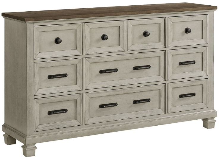 White and espresso dresser store