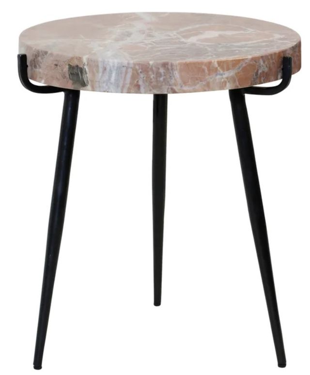 StyleCraft Black/Clay Tri-Leg Side Table | Colder's | Milwaukee Area