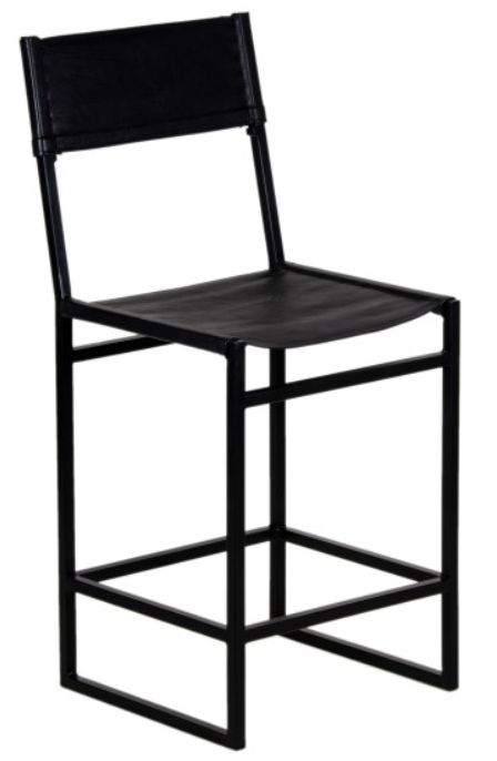 Porter International Designs Remy Black Counter Stool | Fischer ...